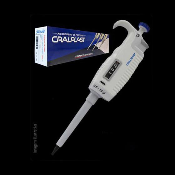 Micropipeta Vol. Variável Autoclavável - 5-50Ul - Cral Plast - Material Médico e Hospitalar ...