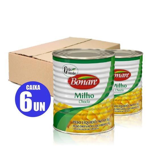 Milho Verde Bonare Lata 1,7kg 6un - Legumes - Magazine Luiza