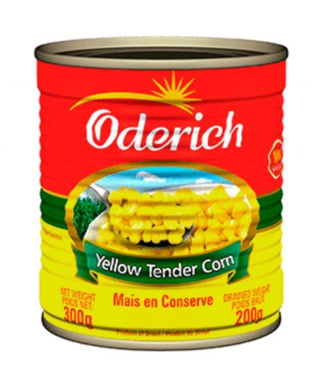 Milho Verde em conserva Oderich, peso drenado 200g - Milho em Conserva ...