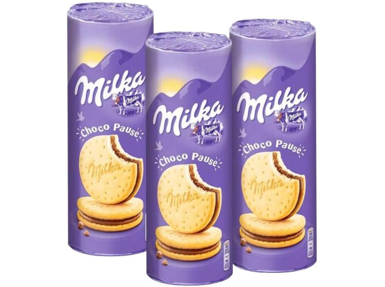Milka Choco Creme Biscoito Recheado Importado 260g - 3 Unid - Biscoito / Bolacha - Magazine Luiza