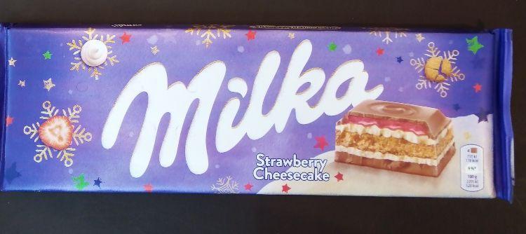 Milka Strawberry Cheesecake 300g - Bombom - Magazine Luiza