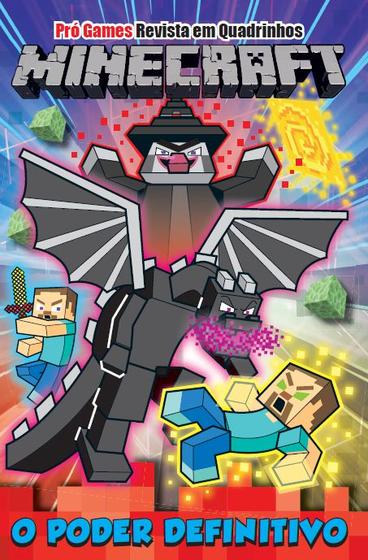 Minecraft - Revista em Quadrinhos 05 - O Poder Definitivo - On Line - Revista HQ - Magazine Luiza