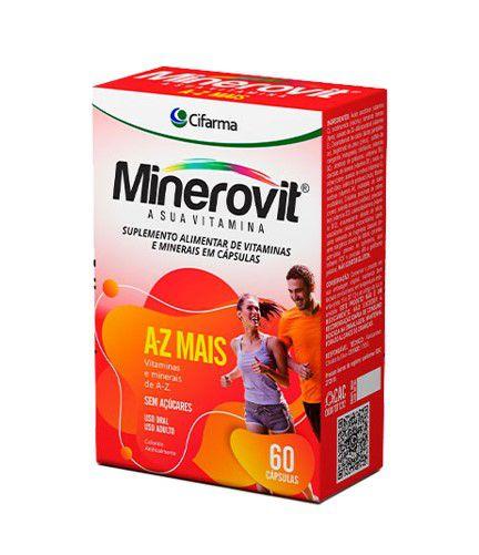 Minerovit AZ Mais Vitaminas e Minerais 60 Capsulas Cifarma ...