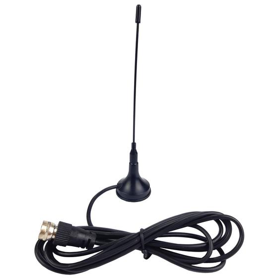 Mini Antena Interna para TV Digital VHF e UHF Cabo Coxial LE-3094-14 ...