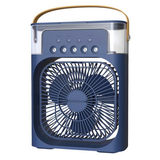 Mini Ar Condicionado Portátil Função Ventilador e Umidificador 3 níveis ...