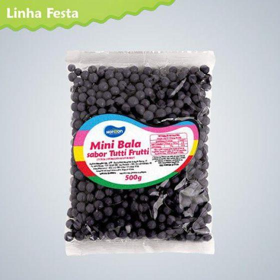 Mini bala tutti frutti c/500g. - Horizon - Balas - Magazine Luiza