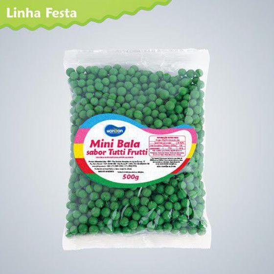 Mini bala tutti frutti c/500g. - Horizon - Balas - Magazine Luiza