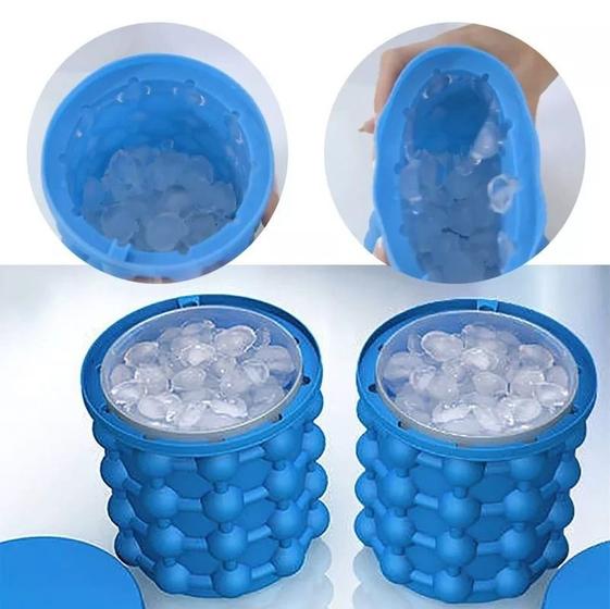 Mini Balde Forma De Gelo Ice Magic Cube - GRUPO SHOPMIX - Balde de Gelo ...