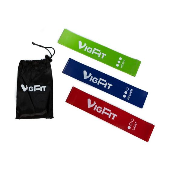 Mini Band Kit 3 Intensidades - Vigfit Sports - Mini Band - Magazine Luiza