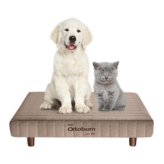 Mini base para pet Ortobom bege 0,13x0,65x0,45cm - Outros Pet Shop ...