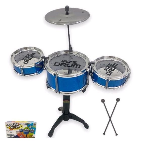 Mini Bateria Musical Brinquedo Educativo interativo Crianças Bebes ...