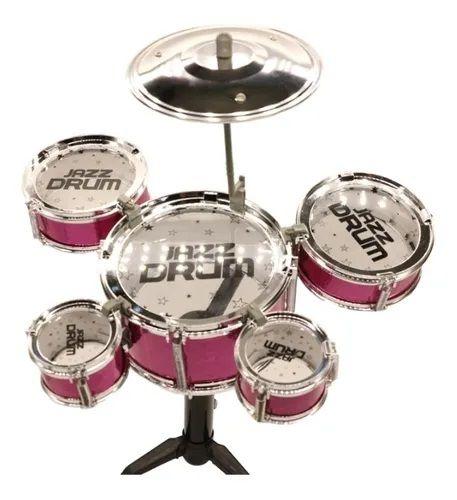 Mini Bateria Musical Infantil Com Baqueta Brinquedo Instrumento Para ...