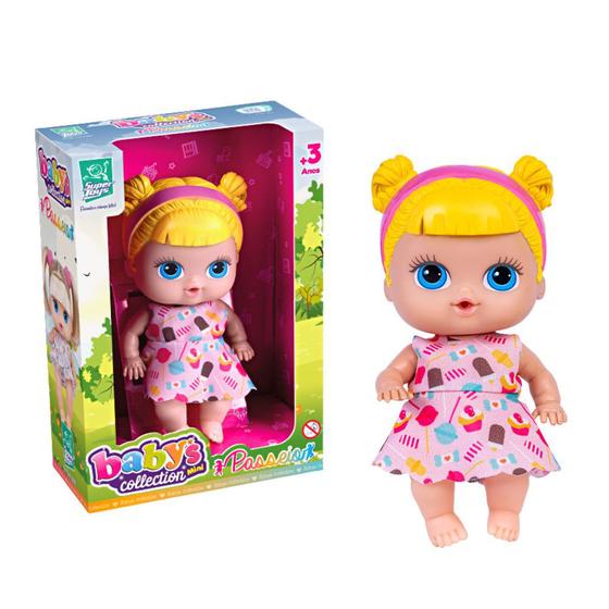 Mini Bebê Boneca Babys Collection Passeio Alive Super Toys - Bonecas ...