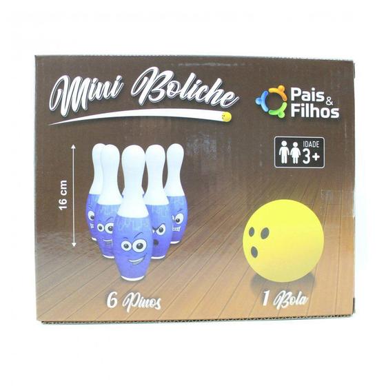 Mini Boliche 16 Cm - Pais E Filhos 4020 - Pais & Filhos - Boliche ...