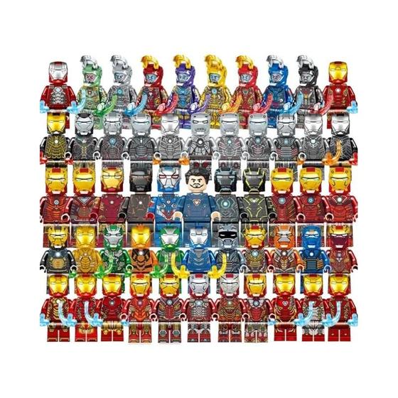 Mini Bonecos Humanóides Infantis Blocos De Construção Brinquedos ...