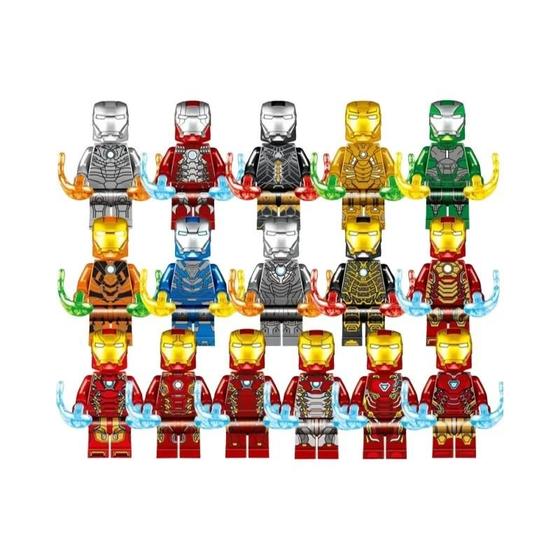 Mini Bonecos Humanóides Infantis Blocos De Construção Brinquedos ...