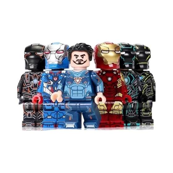 Mini Bonecos Humanóides Infantis Blocos De Construção Brinquedos ...