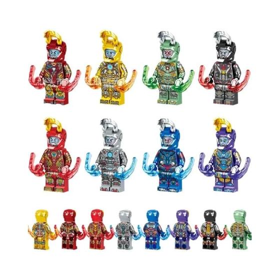 Mini Bonecos Humanóides Infantis Blocos De Construção Brinquedos ...