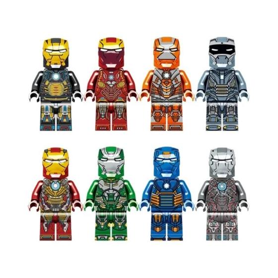 Mini Bonecos Humanóides Infantis Blocos De Construção Brinquedos ...