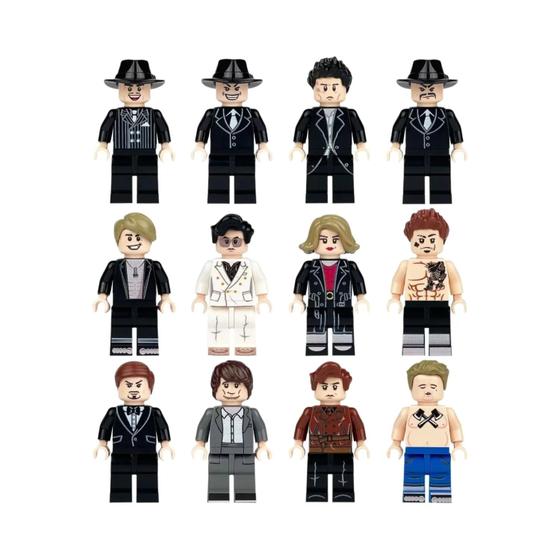 Mini Bonecos Humanóides Infantis Blocos De Construção Brinquedos ...