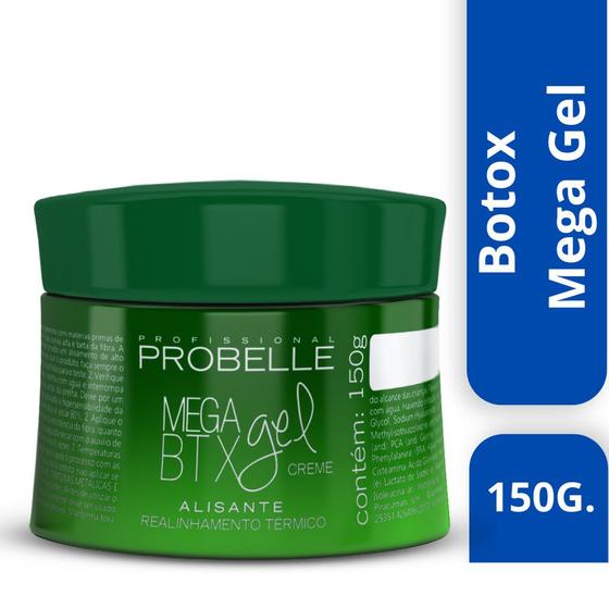 Mini Botox Mega Gel Alisante 150 G Probelle - Alisamento de Cabelo ...