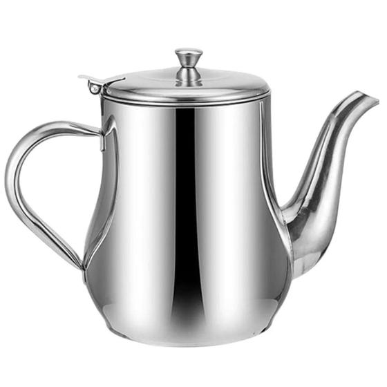 Mini Bule Inox Para Servir Chá Cantinho Do Café Pequeno 420Ml Luxo - UD ...