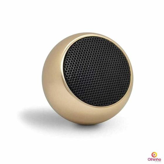 Mini caixinha de som dourada - Diversas - Caixas de Som - Magazine Luiza