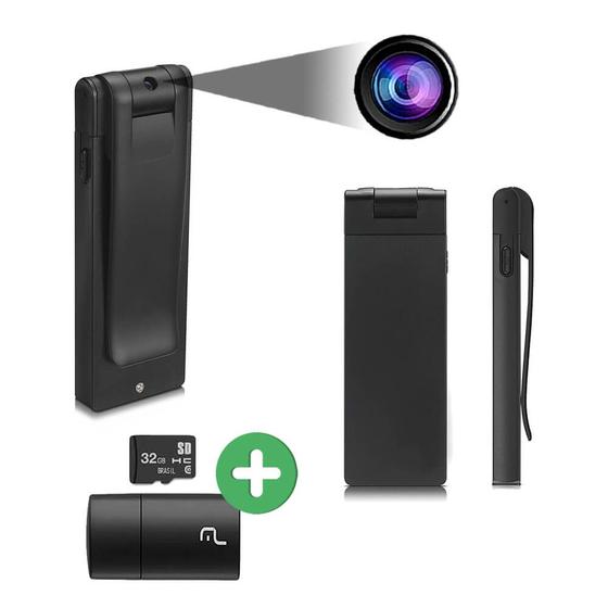 Mini Câmera Disfarçada 1080p com Sensor Presença e Voz com Cartão ...