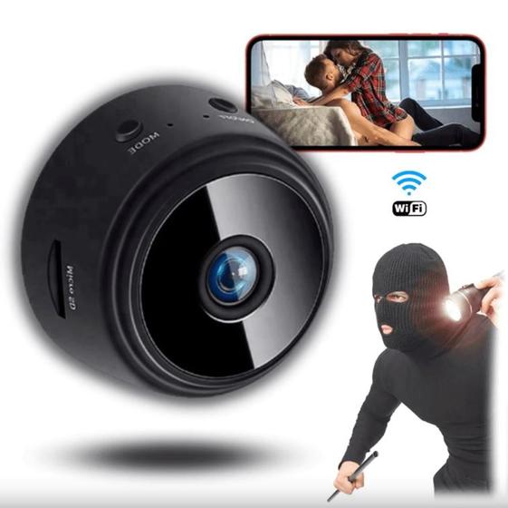 Mini Câmera Espiã Wifi Sensor Movimento Noturna Segurança - A9 - Câmera ...