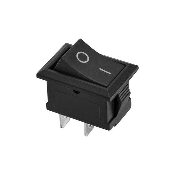 Mini Chave Gangorra Kcd11-101 Preta - 10 Peças - CQC - Interruptores ...