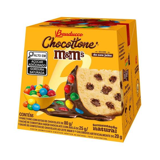 Mini Chocottone Com M&M's Bauducco 80g - Chocotone - Magazine Luiza