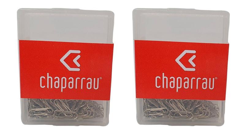 Mini Clipes Clips Prata Nr 5 Kit 2 Caixas C 100 Un Cada Chaparrau