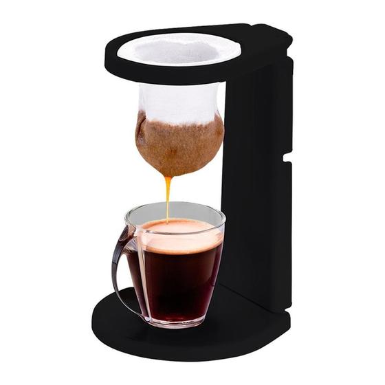 Mini coador de café individual portatil suporte filtro de pano ...