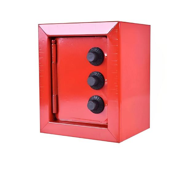 Mini Cofre Com Segredo Senha Para Moedas Notas Cofrinho Fercar - Cofre ...