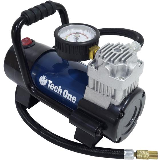 Mini Compressor Ar Automotivo Turbo 12V Portátil Profissional 100psi 3 ...