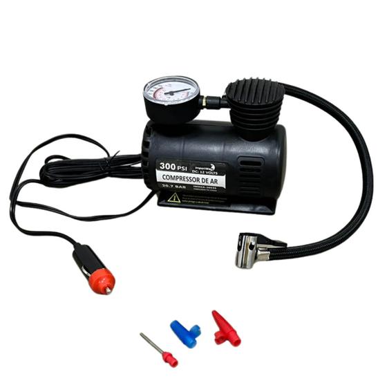 Mini Compressor de Ar Automotivo 12V 300PSI 30L/min ImportWay ...
