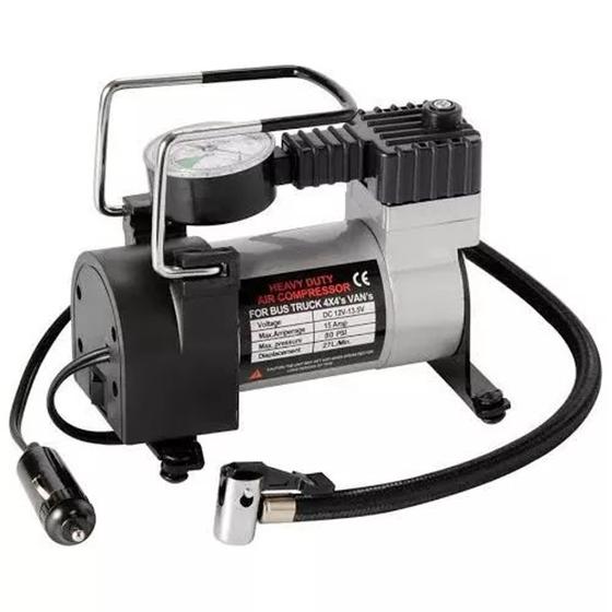Mini Compressor De Ar Portátil 12v - Bico Metal - Fox tools - Mini ...