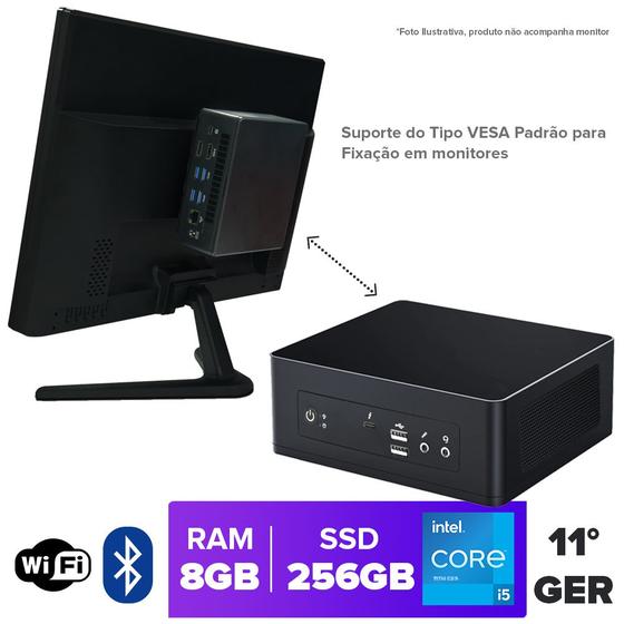 Mini Computador Pc Intel Core i5-1135G7 8GB DDR4 SSD 256GB Cpu Hdmi ...