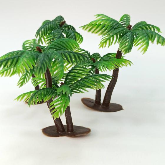 Mini Coqueiro Duplo 10cm (Unidade) - Hellemimports - Mini Baleiro ...