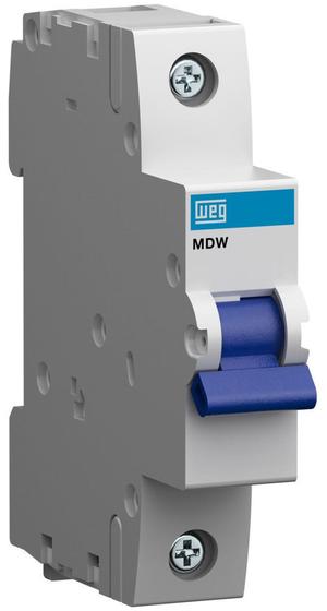 Mini Disjuntor Monopolar DIN WEG Curva C 16A - Disjuntor Din - Magazine Luiza