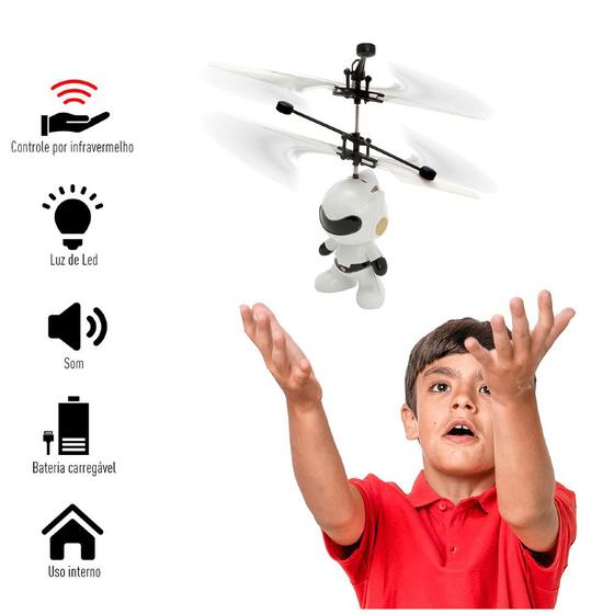 Mini Drone Robô De Brinquedo Voador Infravermelho Voa Verdade - MEGA COMPRAS - Robô - Magazine Luiza