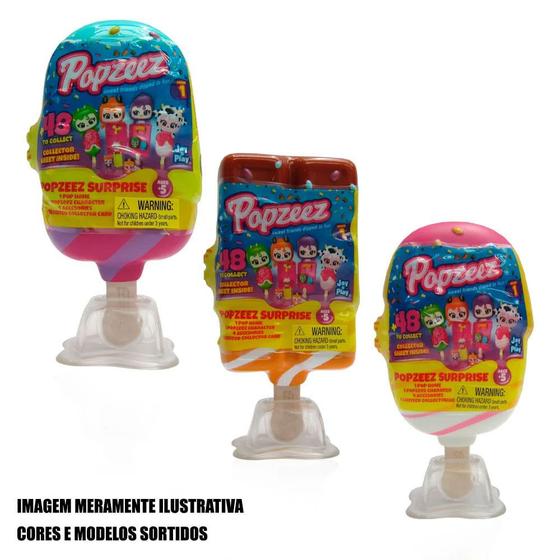 Mini Figura Surpresa - Popzeez - Bonecas Sortidas - Novabrink - Bonecas ...