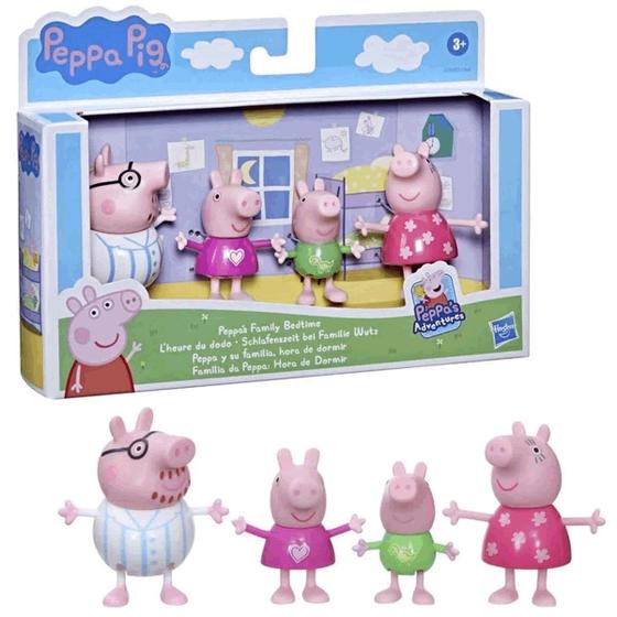 Mini Figuras Peppa Pig E Sua Família Hora De Dormir F2171 - Hasbro ...