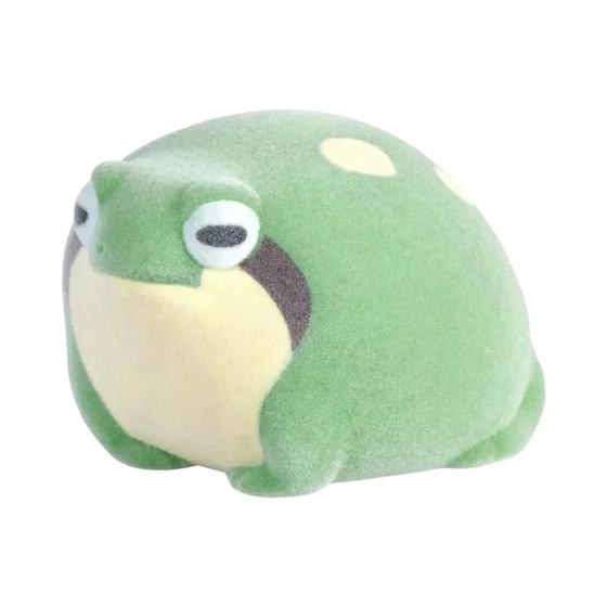 Mini Flocking Frog Gashapon Capsule Toys Soft Cute Kawaii Dolls Anti ...