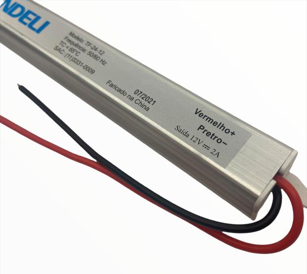 Mini Fonte Drive Chaveada Slim 24w 12v 2a Bivolt Automática - Andeli ...