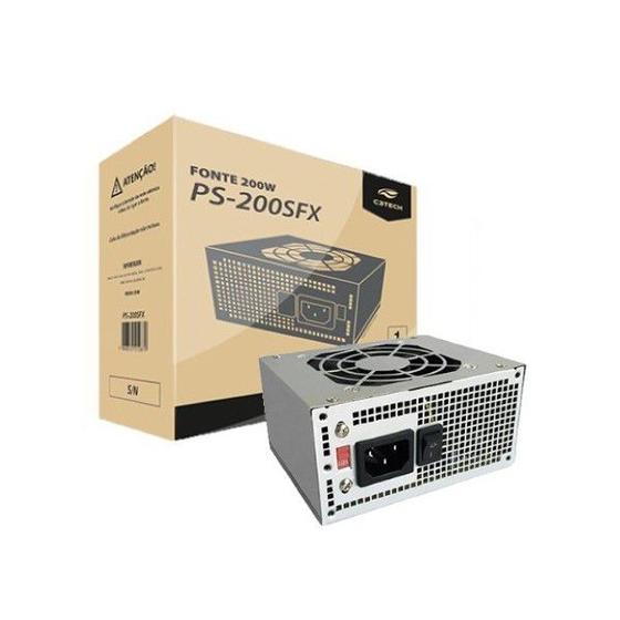 Mini fonte sfx 200w c3tech mod ps200 sfx mini atx - Fonte de ...