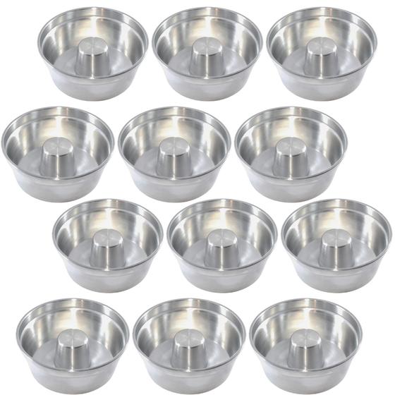 Mini Forma Para Bolo Pudim Jogo Com 12 Assadeiras Pequenas Nº 12 ...