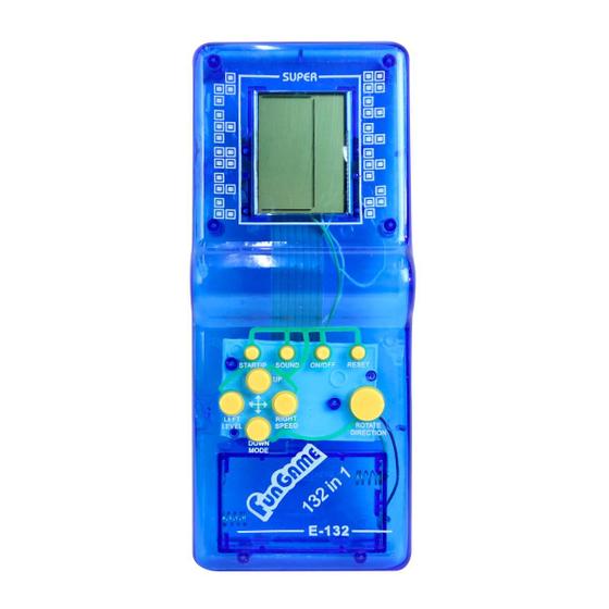 Mini game eletrônico de plástico 132 em 1 - Quero Presentear - Minigame ...