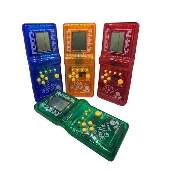 Mini Game Retrô Portátil Colorido Clássico 9999 Jogos em 1 - Brick Game ...