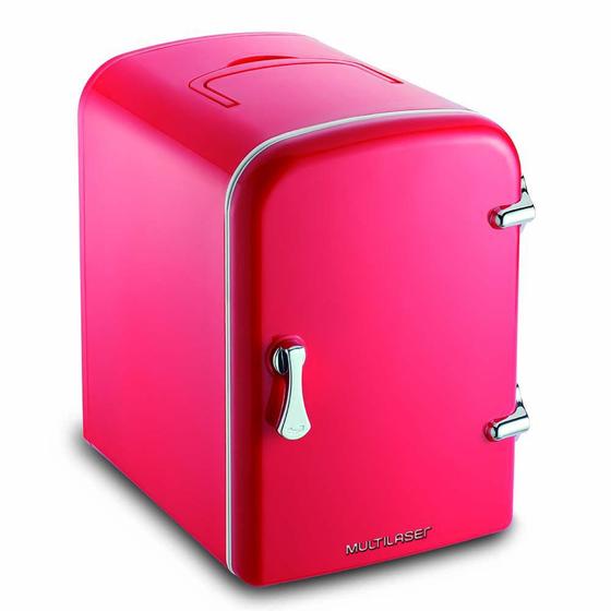 Mini Geladeira Retrô Portátil Trivolt 4L Vermelha Multilaser - TV007 ...